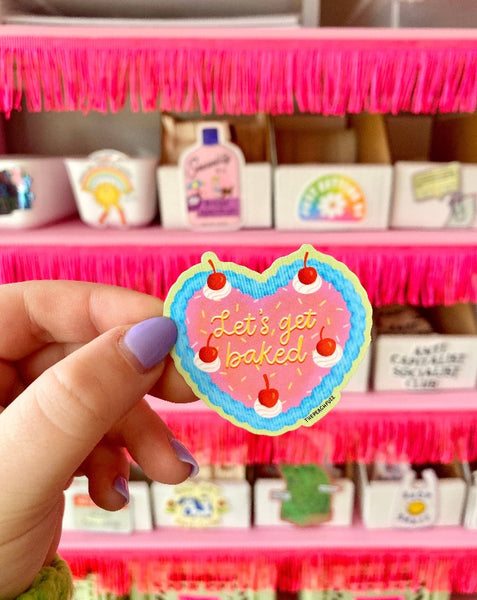 Let's Get Baked Cake Sticker – And Then LB